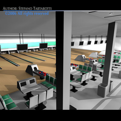Bowling building 3D model | CGTrader