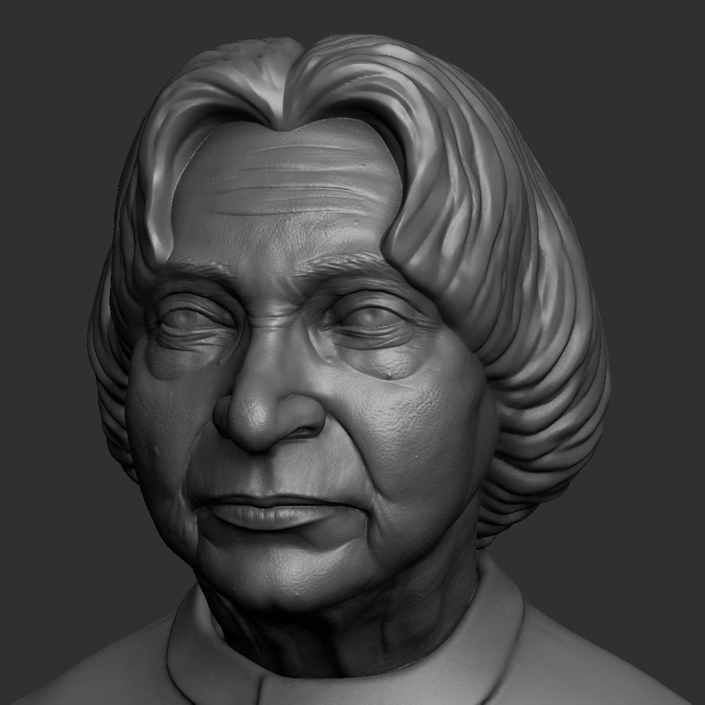 APJ Abdul Kalam Azaad Bust 3D model 3D printable | CGTrader