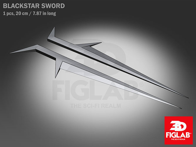 BLACKSTAR SWORD 3D model | CGTrader