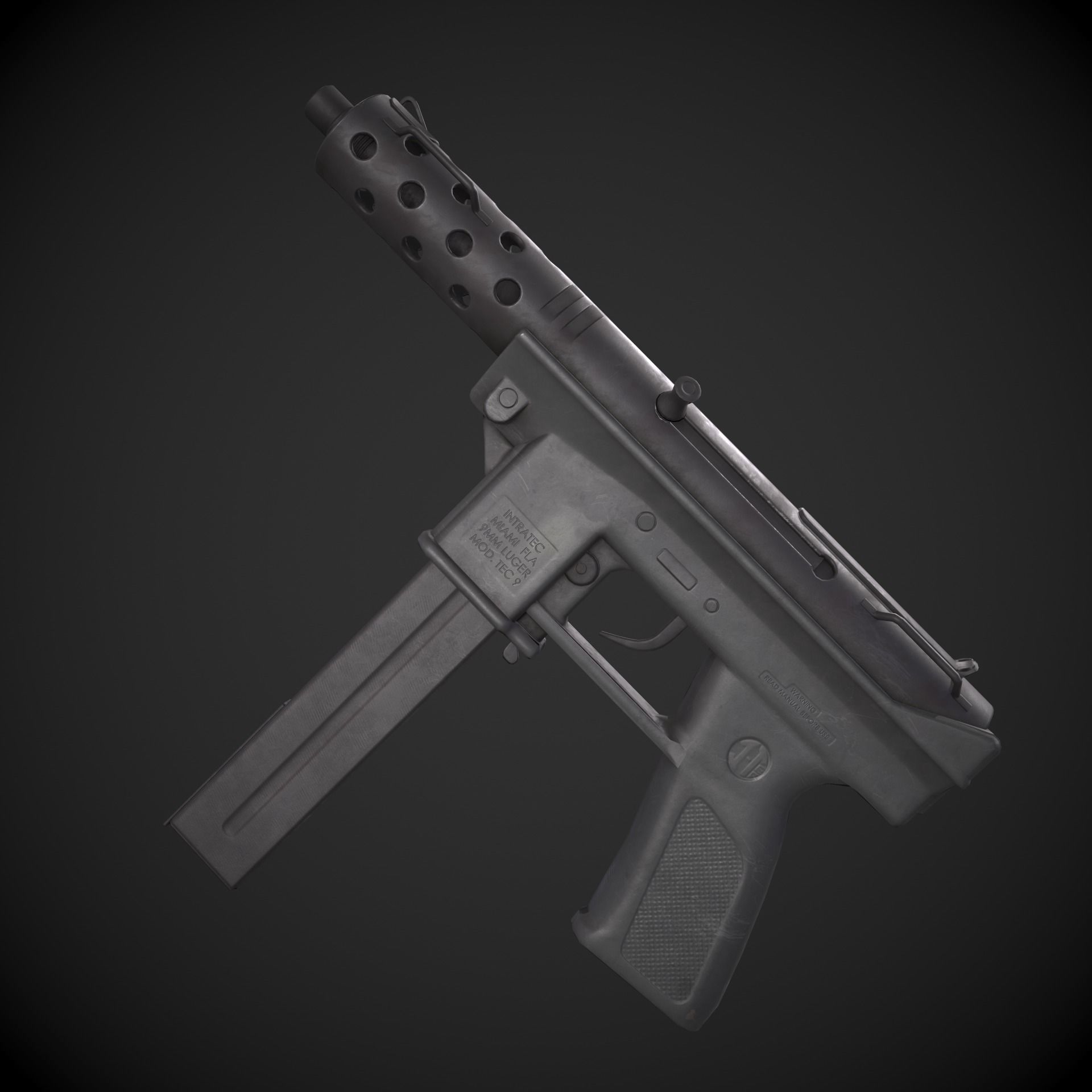 3D model Intratec TEC DC9 VR / AR / low-poly | CGTrader