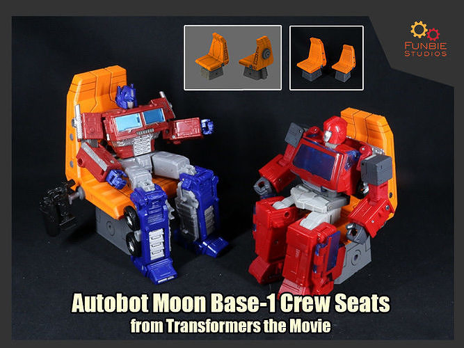 Autobot Moon Base-1 Crew Seats from Transformers the Movie 3D model 3D ...