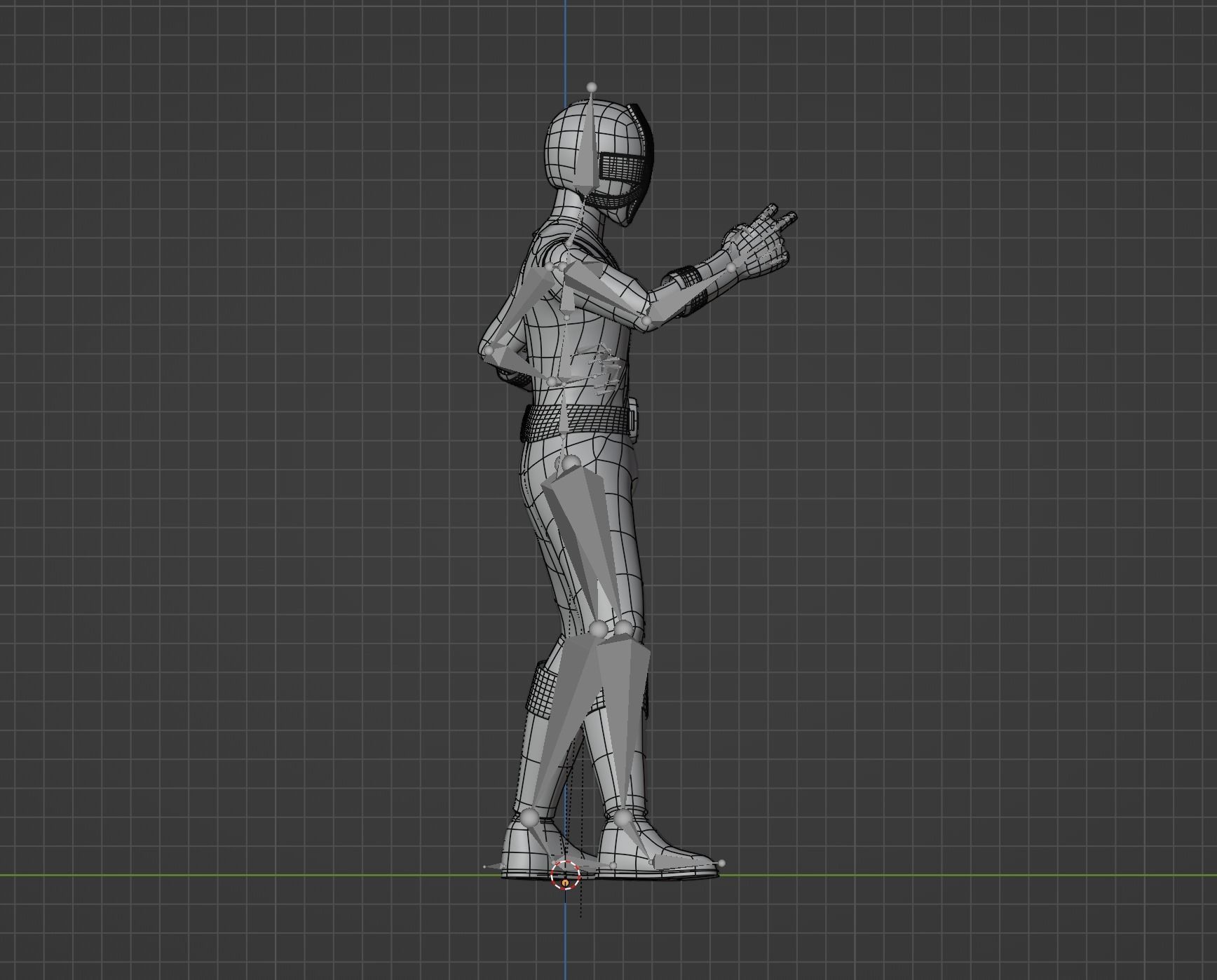 Green Samurai Ranger - Power Rangers Samurai 3D model rigged | CGTrader