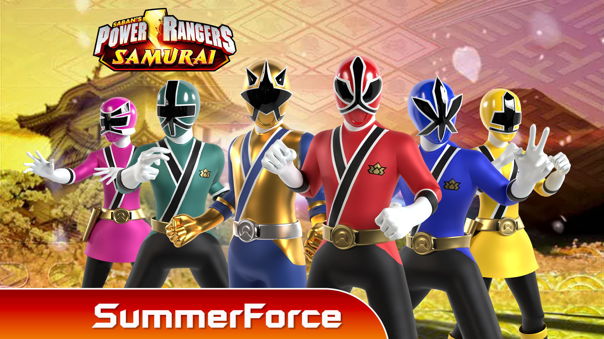 Yellow Samurai Ranger - Power Rangers Samurai 3D model rigged | CGTrader