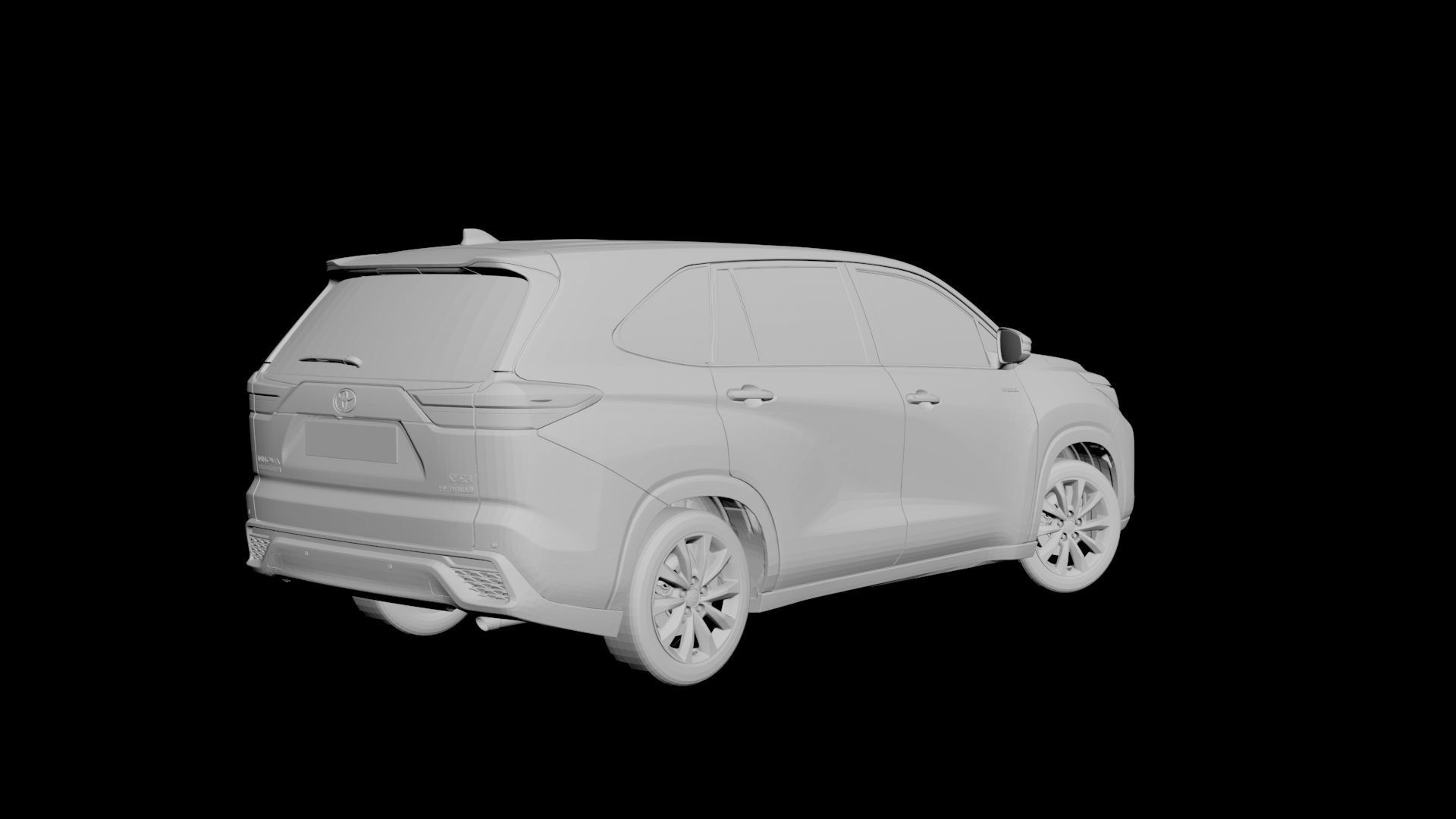 3D model Toyota Innova Hycross VR / AR / low-poly | CGTrader
