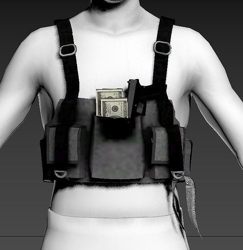 GANG BACKPACK MODEL 3D 3D model | CGTrader