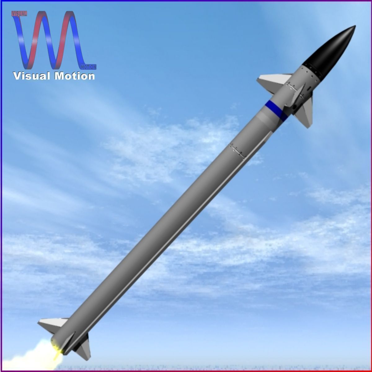 3D model Barak 8 Missile VR / AR / low-poly | CGTrader