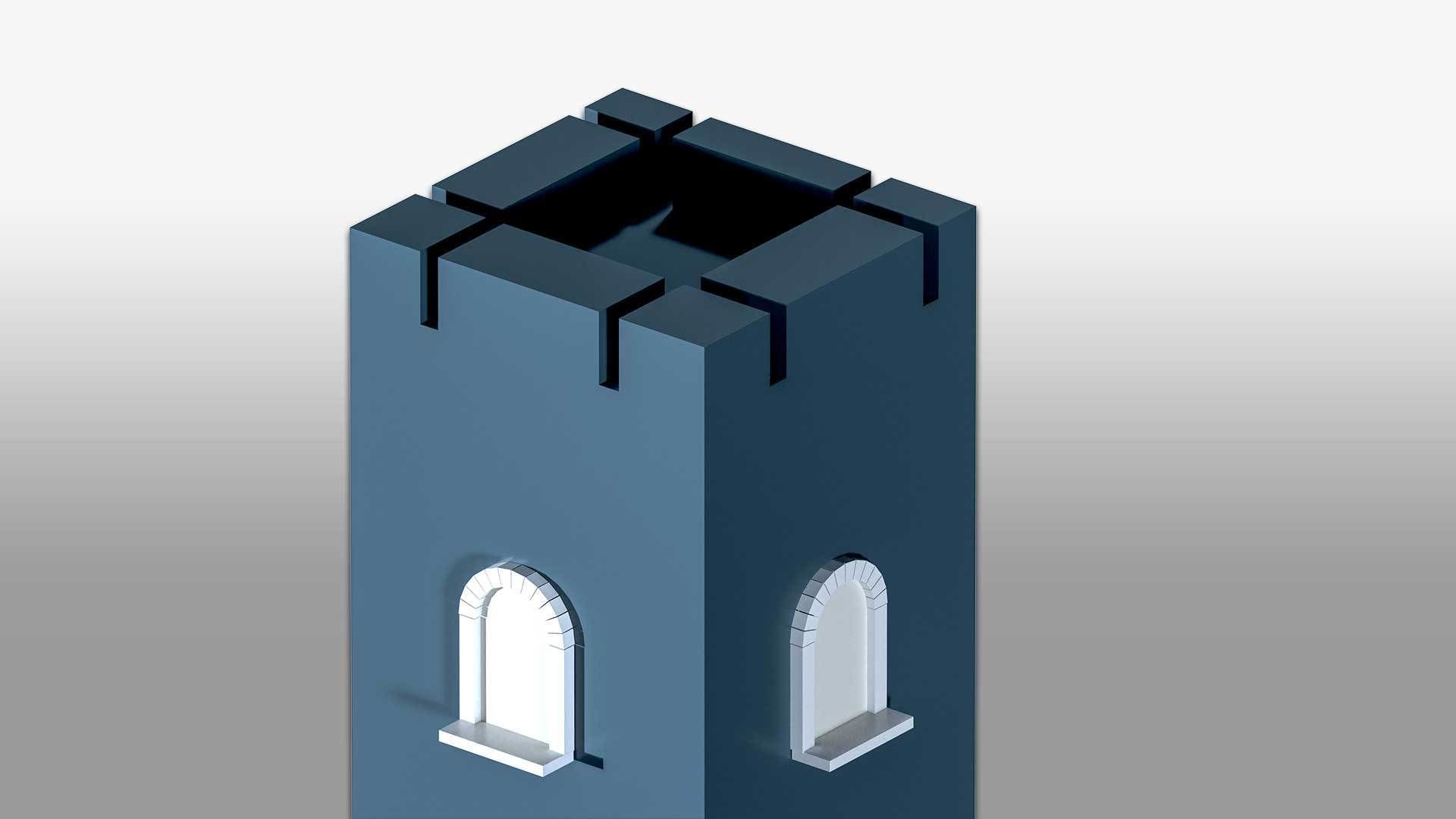 Column Castle Pillar - Tower free 3D model | CGTrader