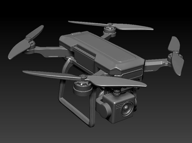 Drone Model 3D model 3D printable | CGTrader