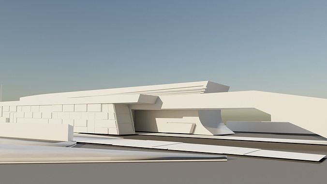 3D model Landscape Formation 1 By Zaha Hadid VR / AR / low-poly | CGTrader