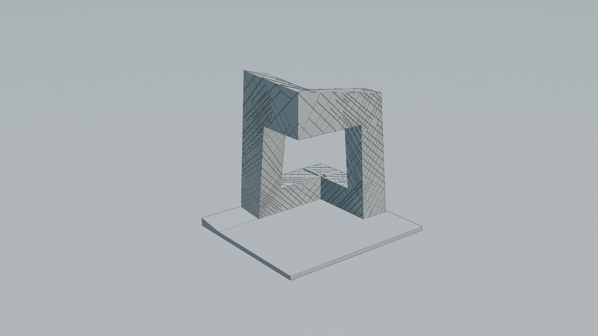 3D model CCTV Headquarters Beijing VR / AR / low-poly | CGTrader