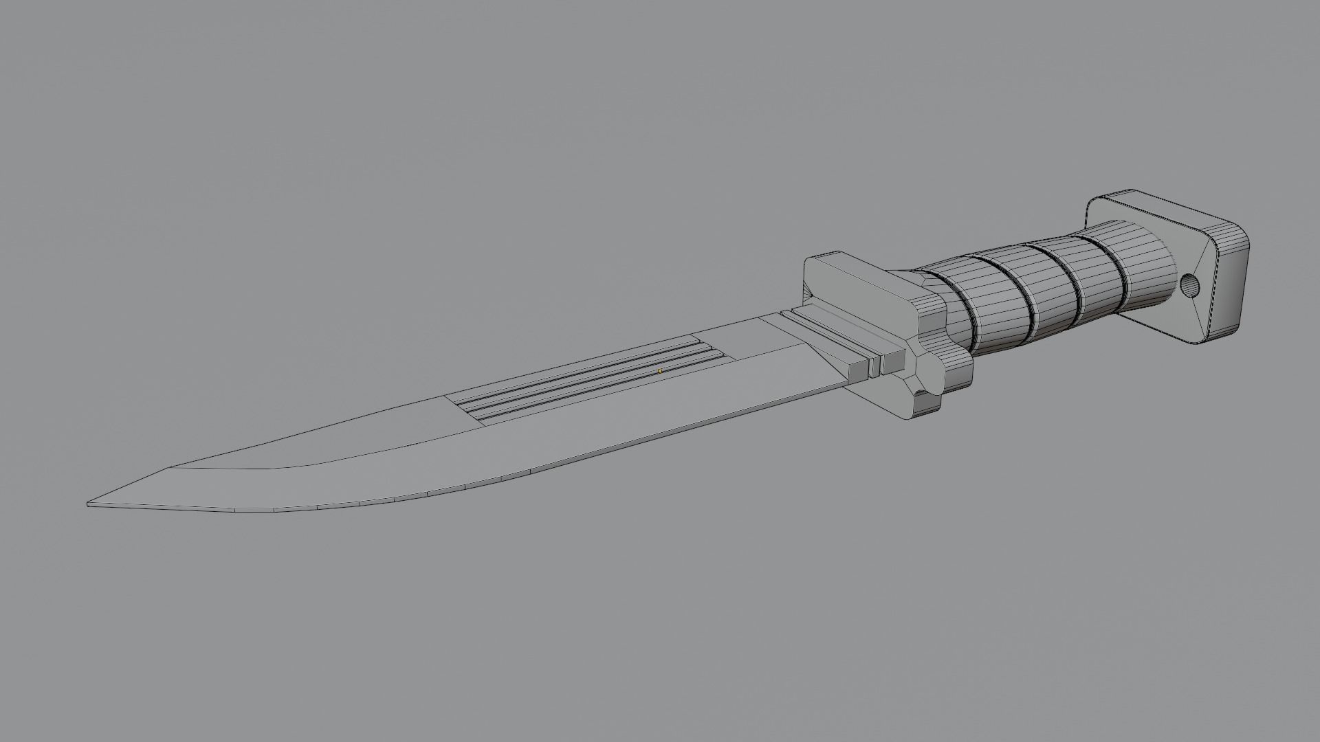 3D model SCI-FI knife 3D model red VR / AR / low-poly | CGTrader