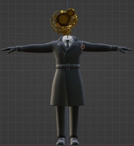 Clock Man 3D Model 3D model | CGTrader