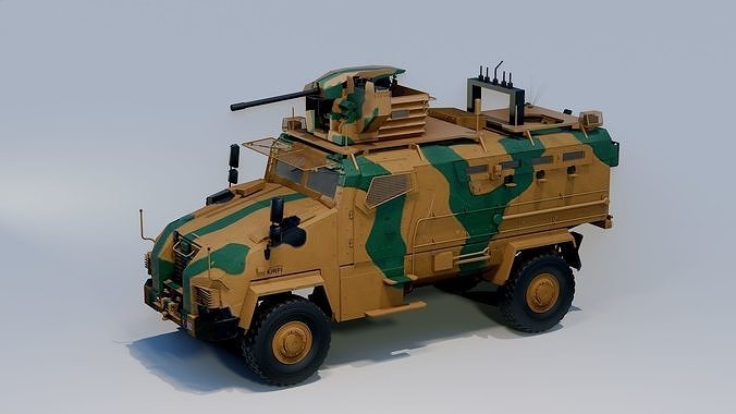 3D model BMC kirpi MRAP - include inside - Fully Rigged VR / AR / low-poly | CGTrader