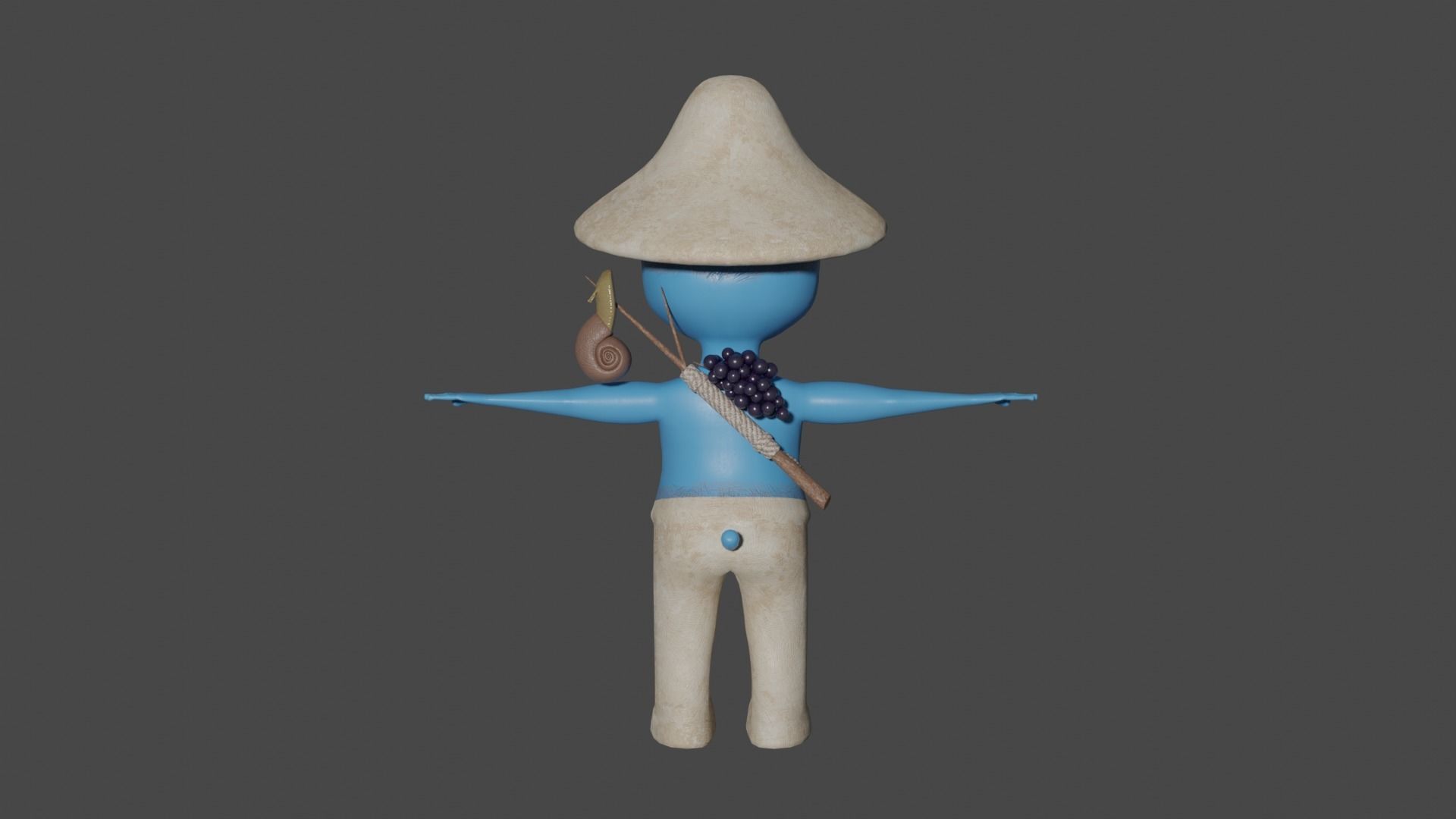 3D model SMURF CAT LOW-POLY PBR 3D MODEL VR / AR / low-poly | CGTrader