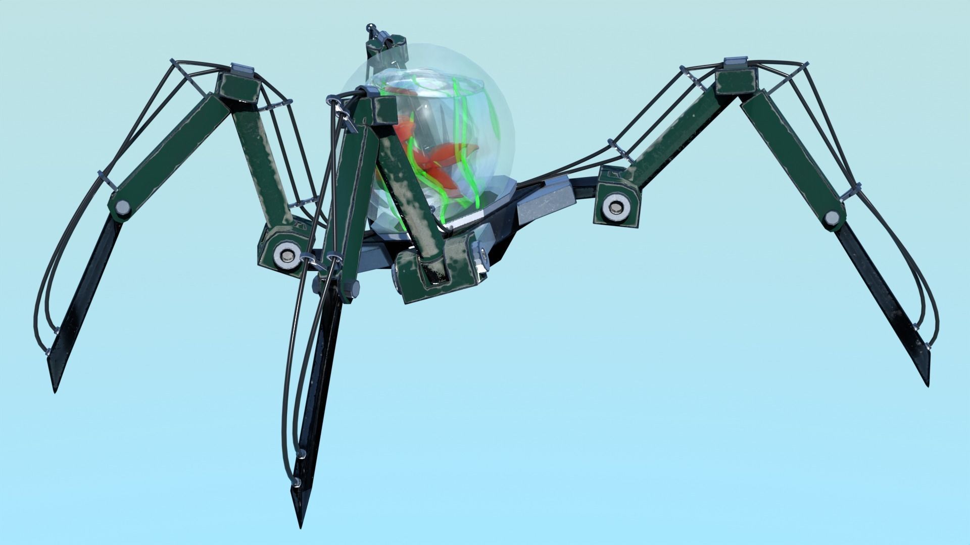 3D model 4 Legged Fish VR / AR / low-poly | CGTrader