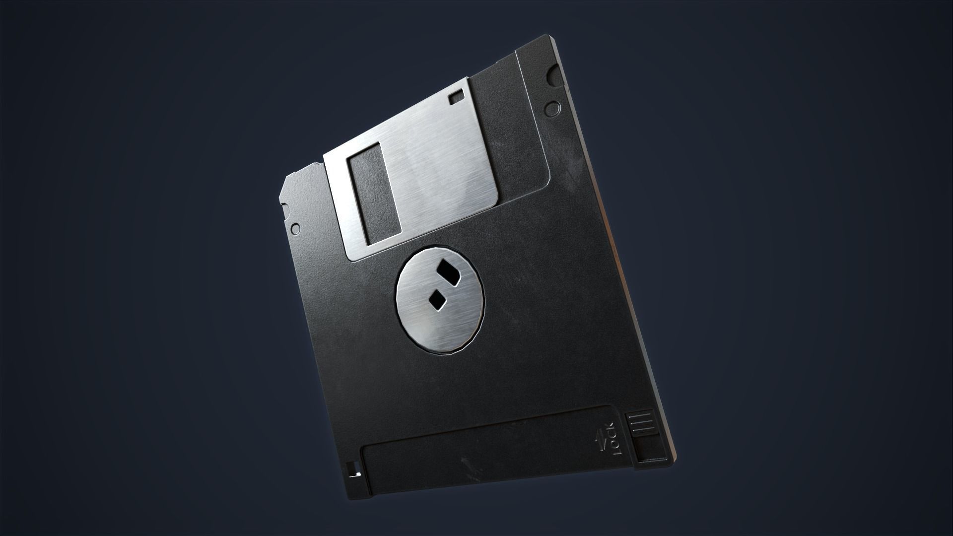 3D model Computer diskette VR / AR / low-poly | CGTrader