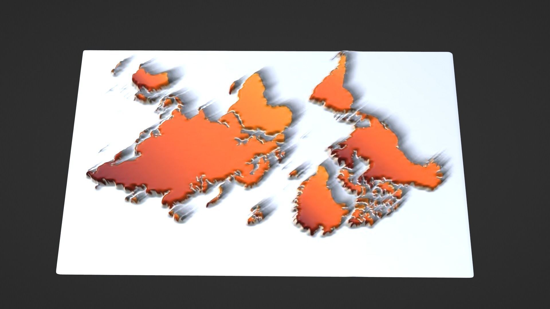 3D model World Map Topography VR / AR / low-poly | CGTrader