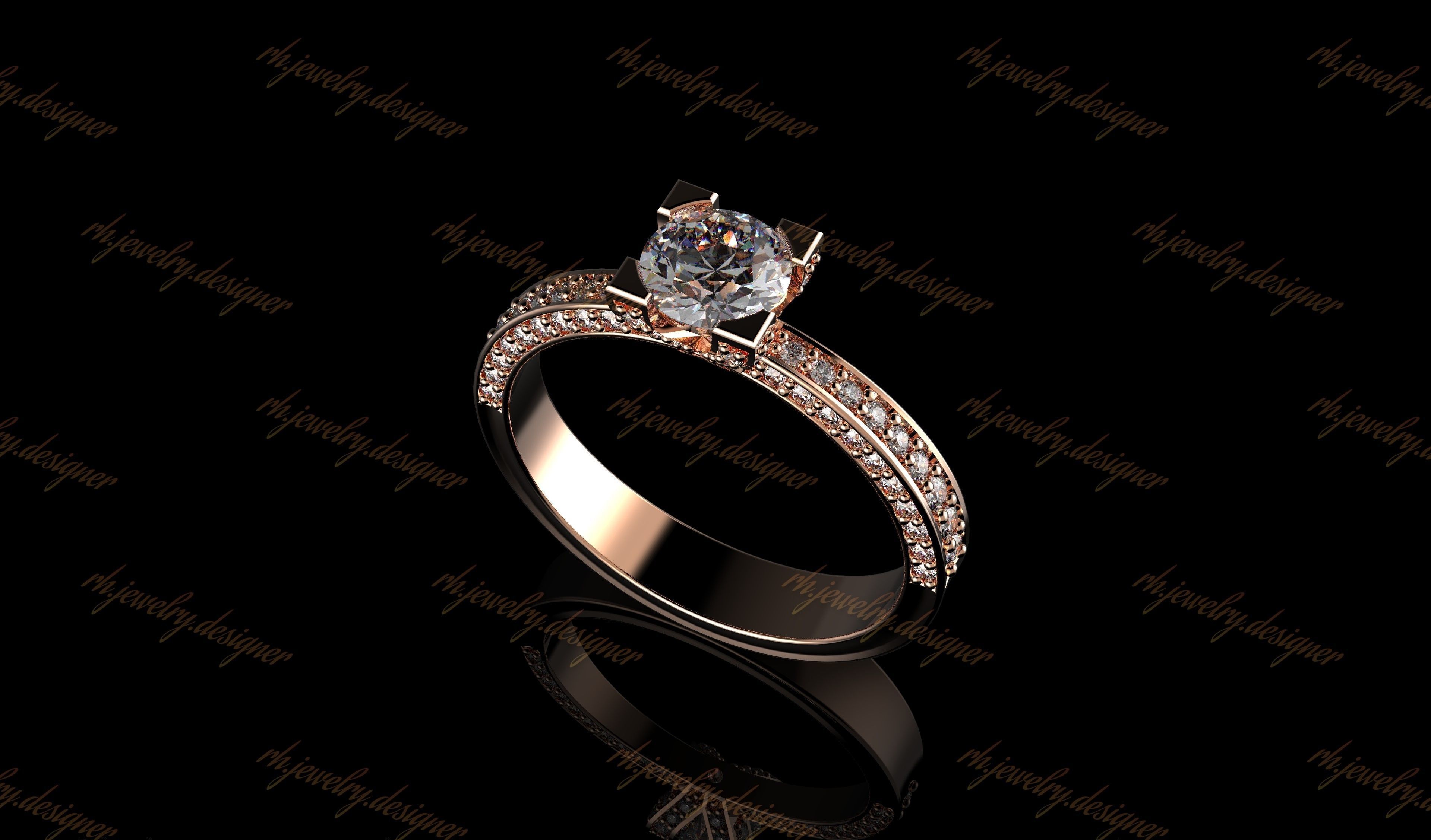 Gold N1089 3D model 3D printable | CGTrader