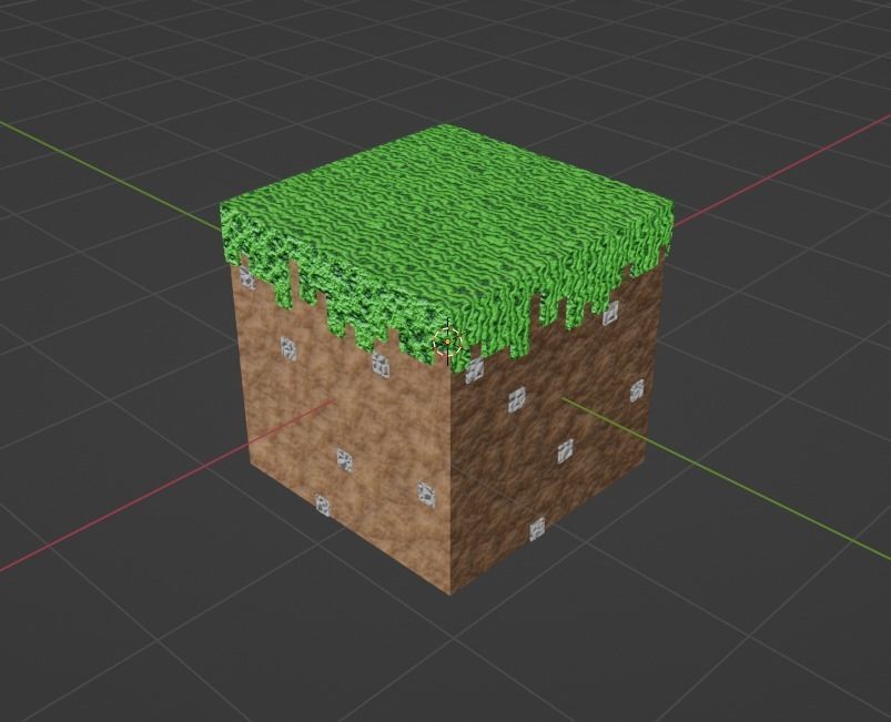 Free Minecraft Grass Block free 3D model | CGTrader