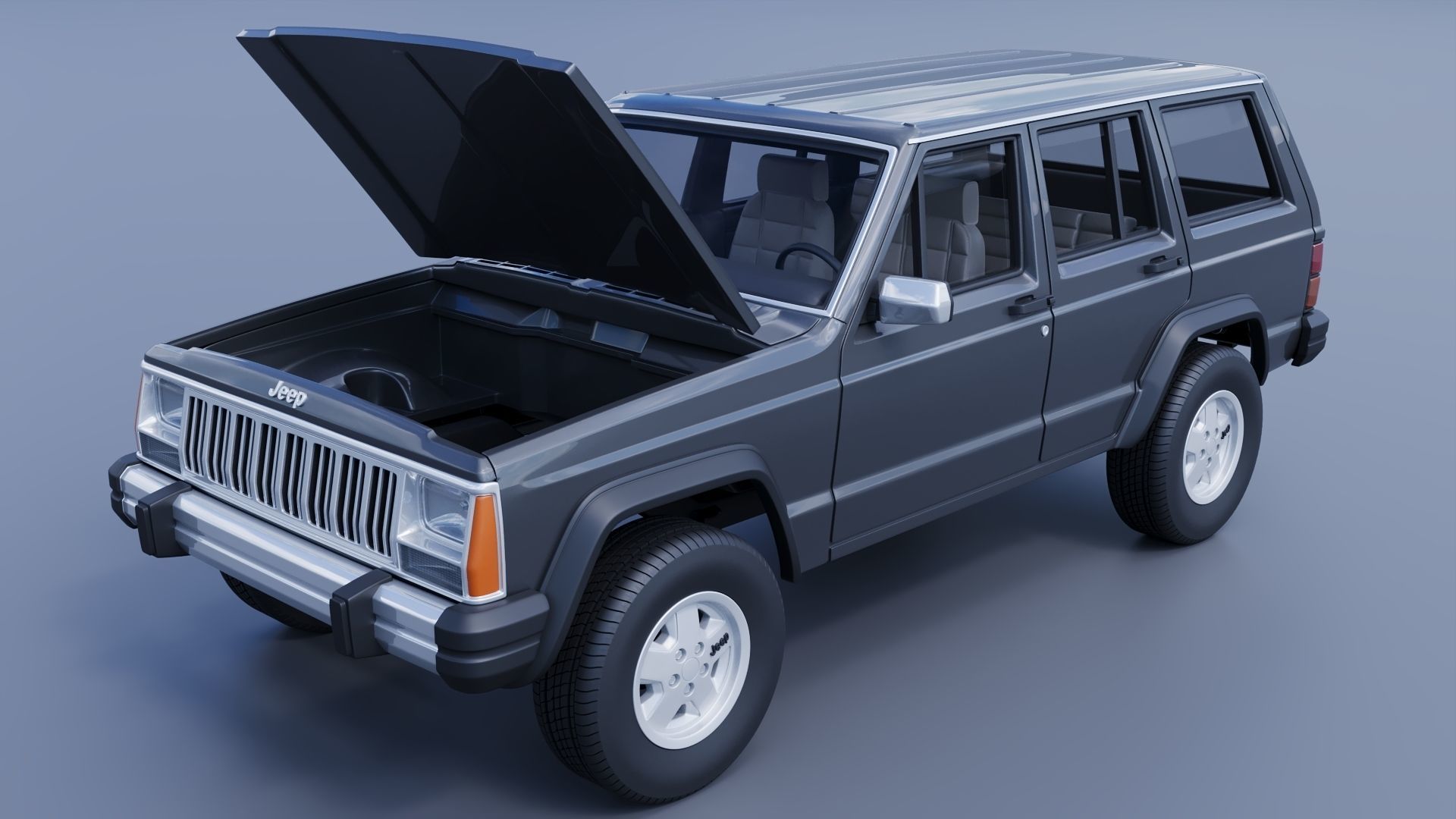 Jeep Cherokee XJ 1984 3D model 3D printable | CGTrader