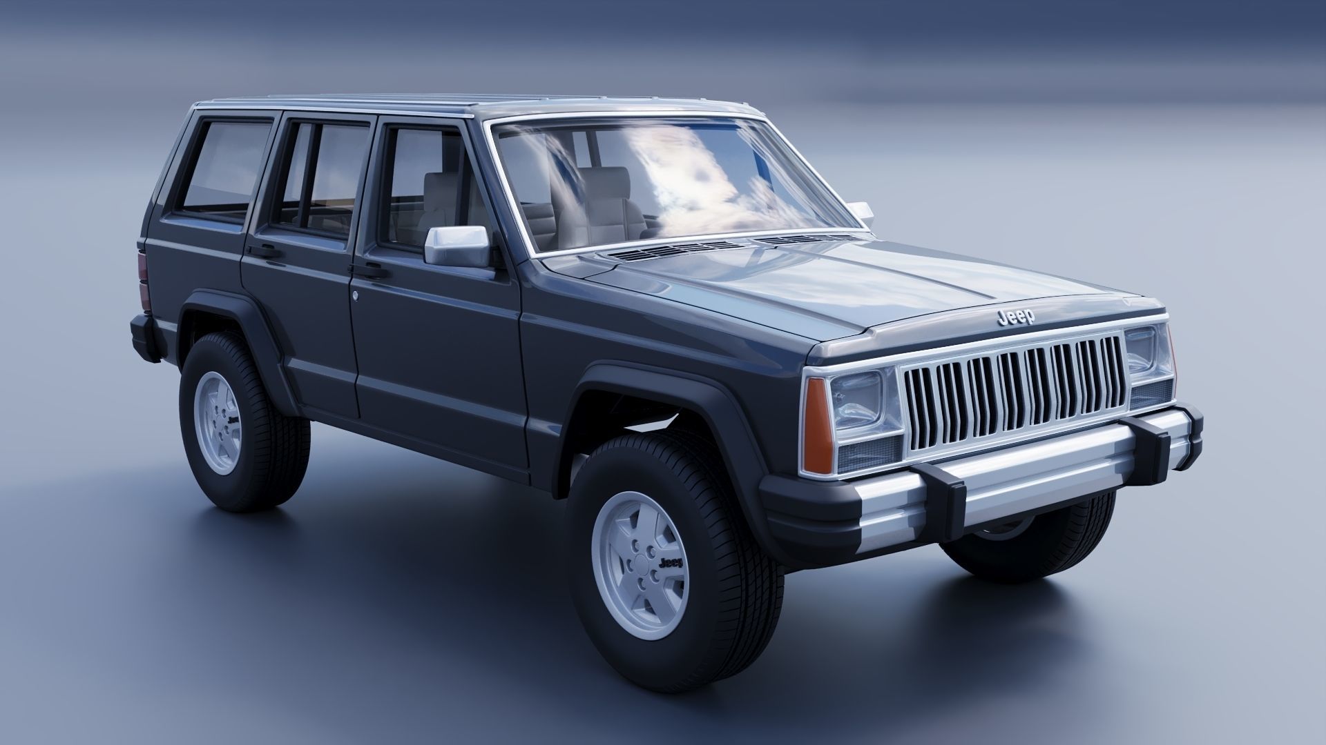 Jeep Cherokee XJ 1984 3D model 3D printable | CGTrader