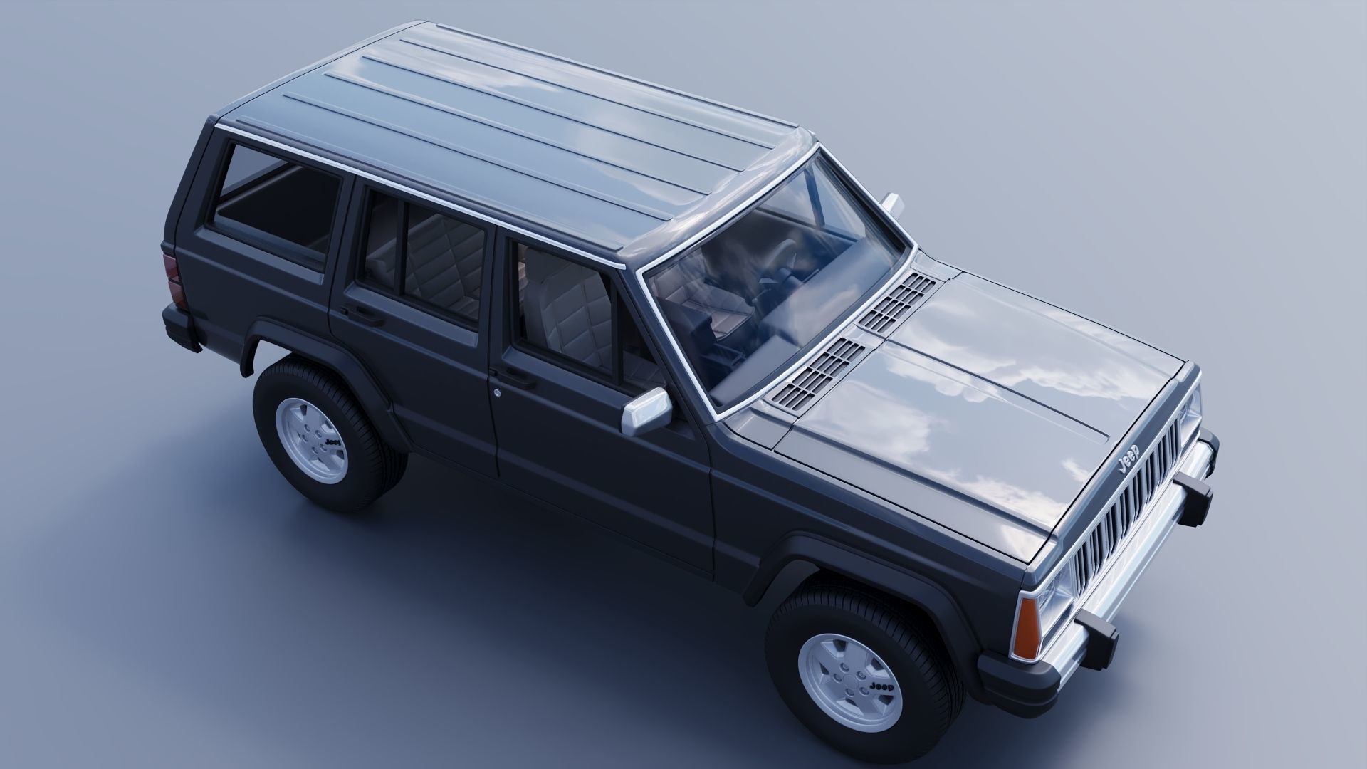 Jeep Cherokee XJ 1984 3D model 3D printable | CGTrader