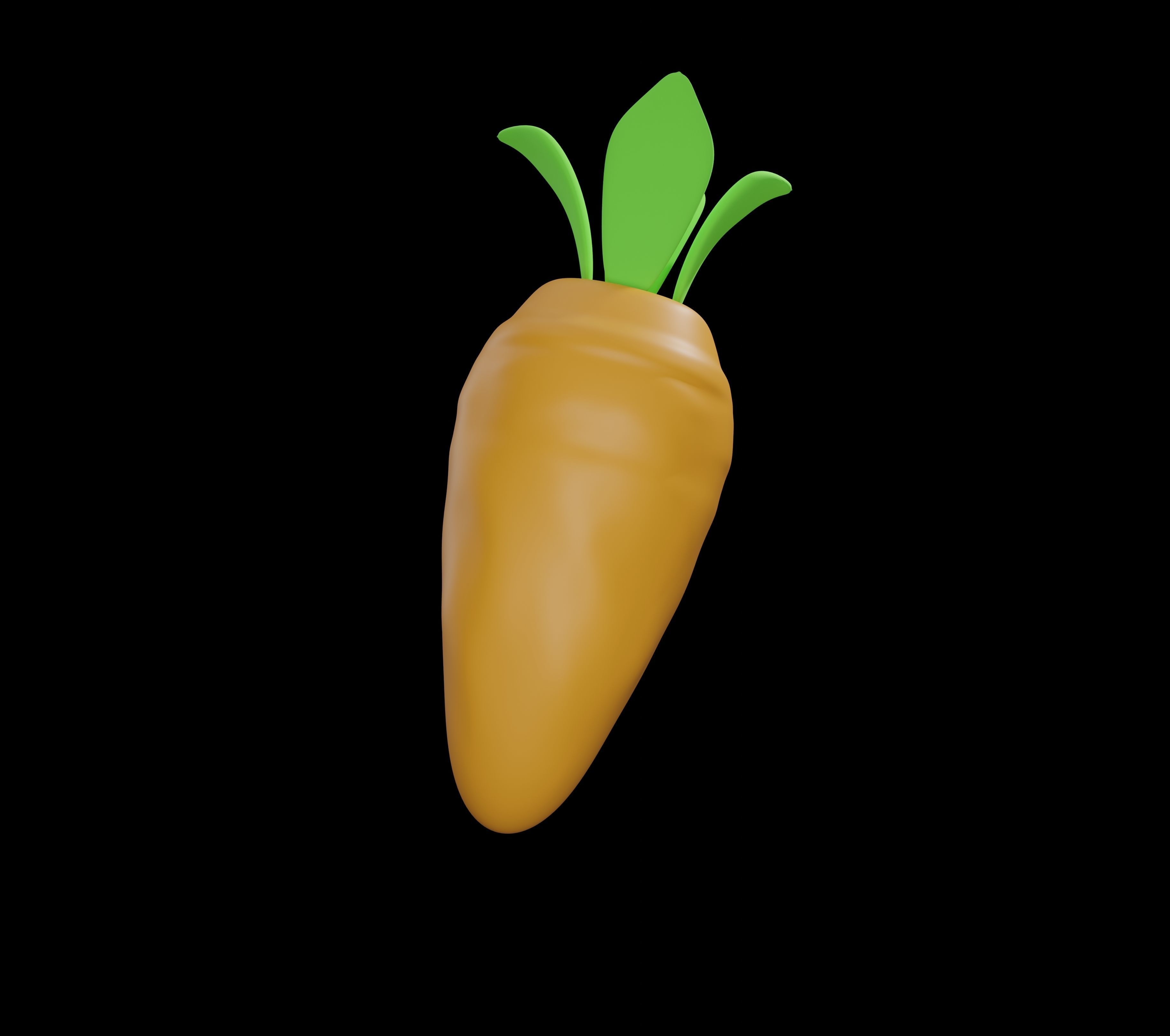 Cute carrot model 3D from blender free 3D model | CGTrader