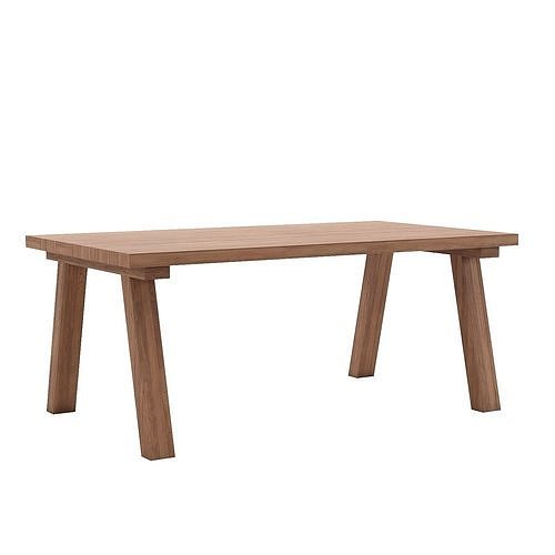 MERIDA RECTANGULAR DINING TABLE 3D model | CGTrader