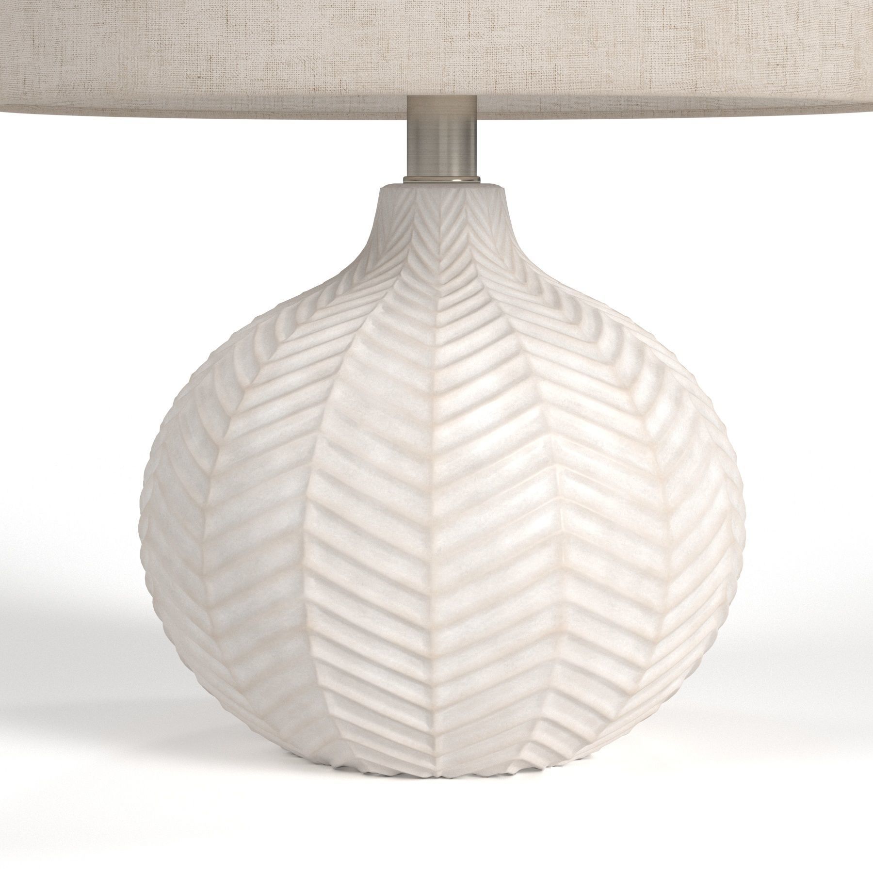 Herringbone Ceramic Table Lamp 3D model | CGTrader