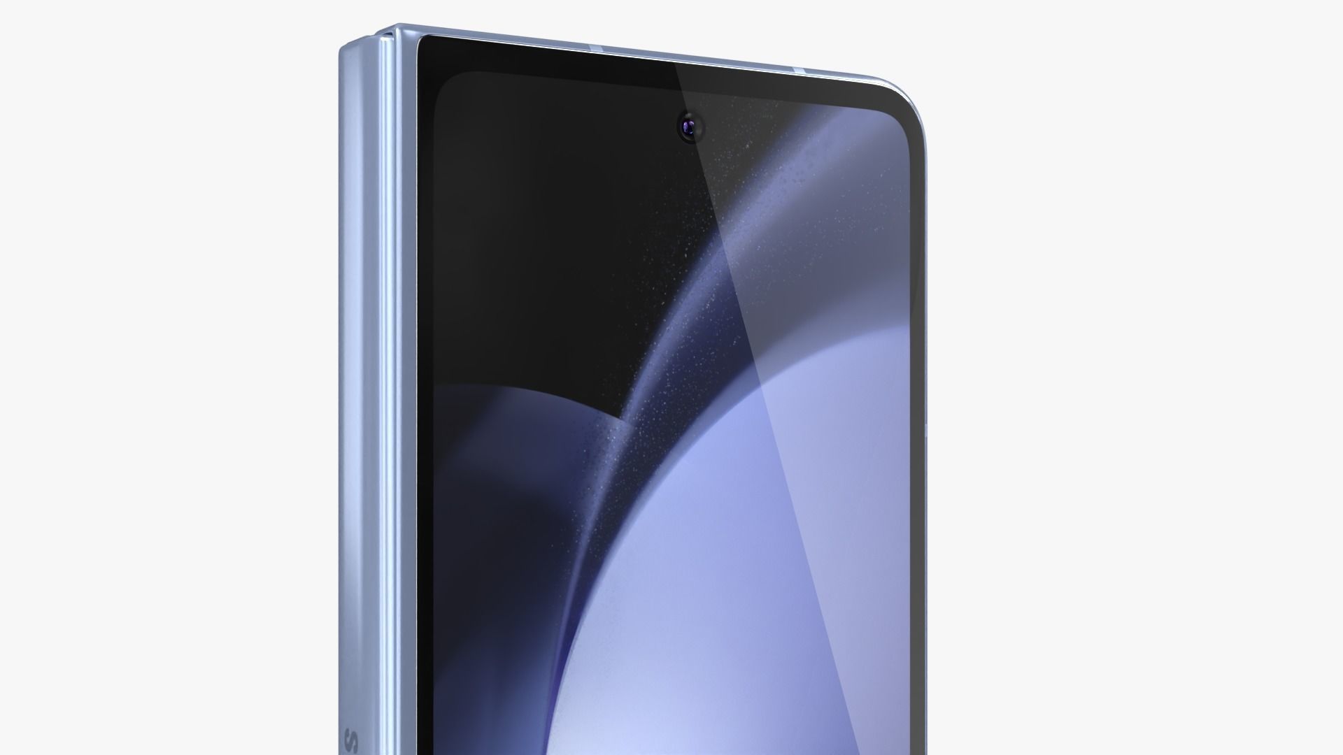 Samsung Galaxy Z Fold 5 Blue 3D model rigged | CGTrader