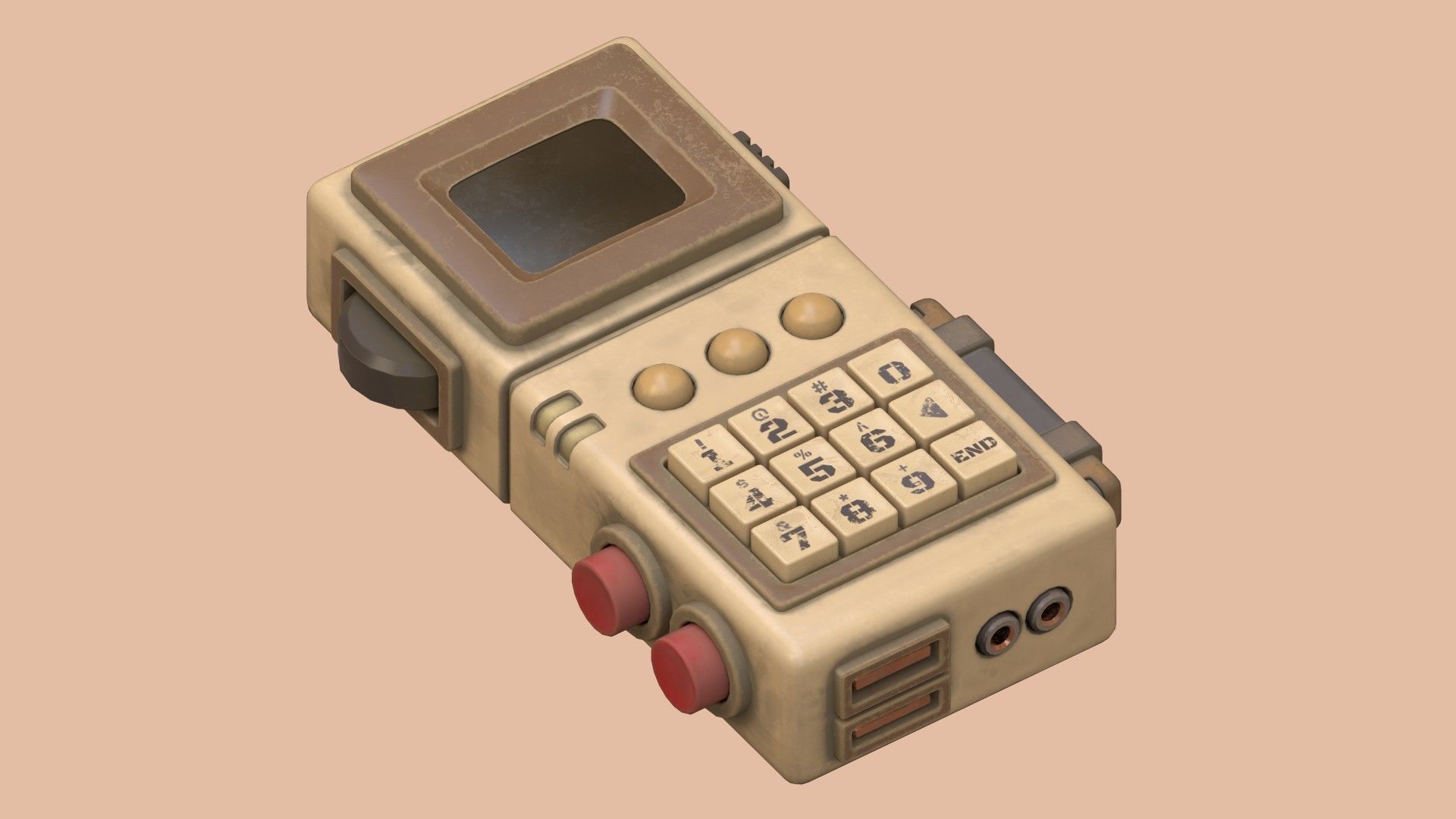 3D model Cassette Futurism Handheld Device VR / AR / low-poly | CGTrader