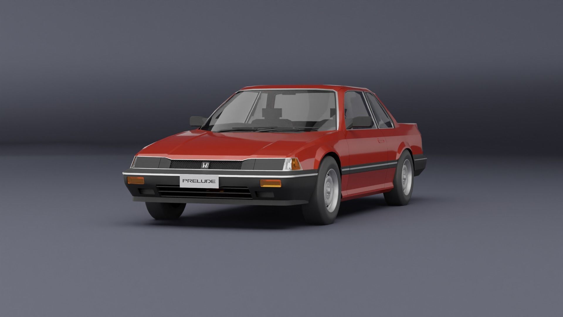 Honda Prelude free VR / AR / low-poly 3D model | CGTrader
