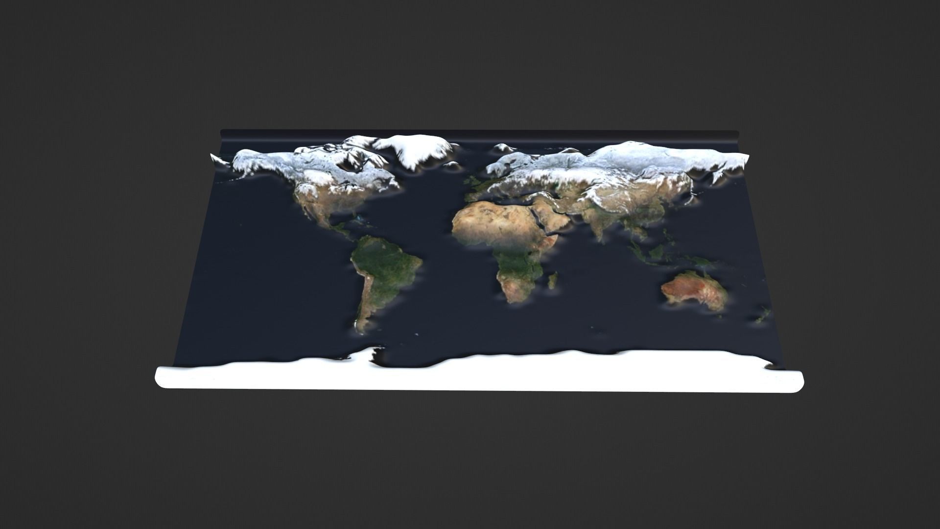 3D model World Map Topography VR / AR / low-poly | CGTrader