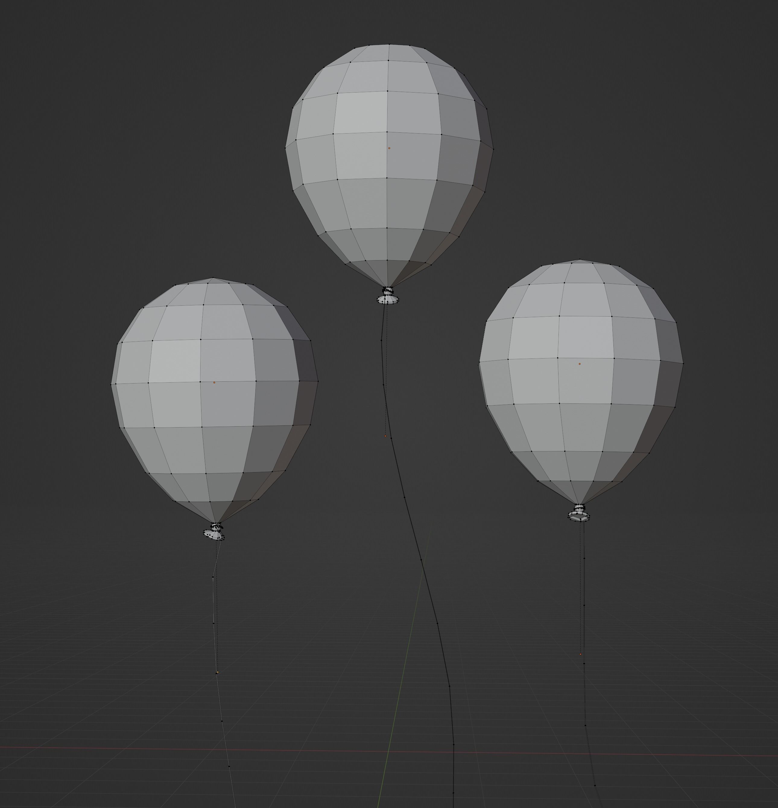 Balloon Low-poly High quality Model 3D model | CGTrader