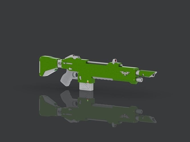 Lasgun 3D model 3D printable | CGTrader