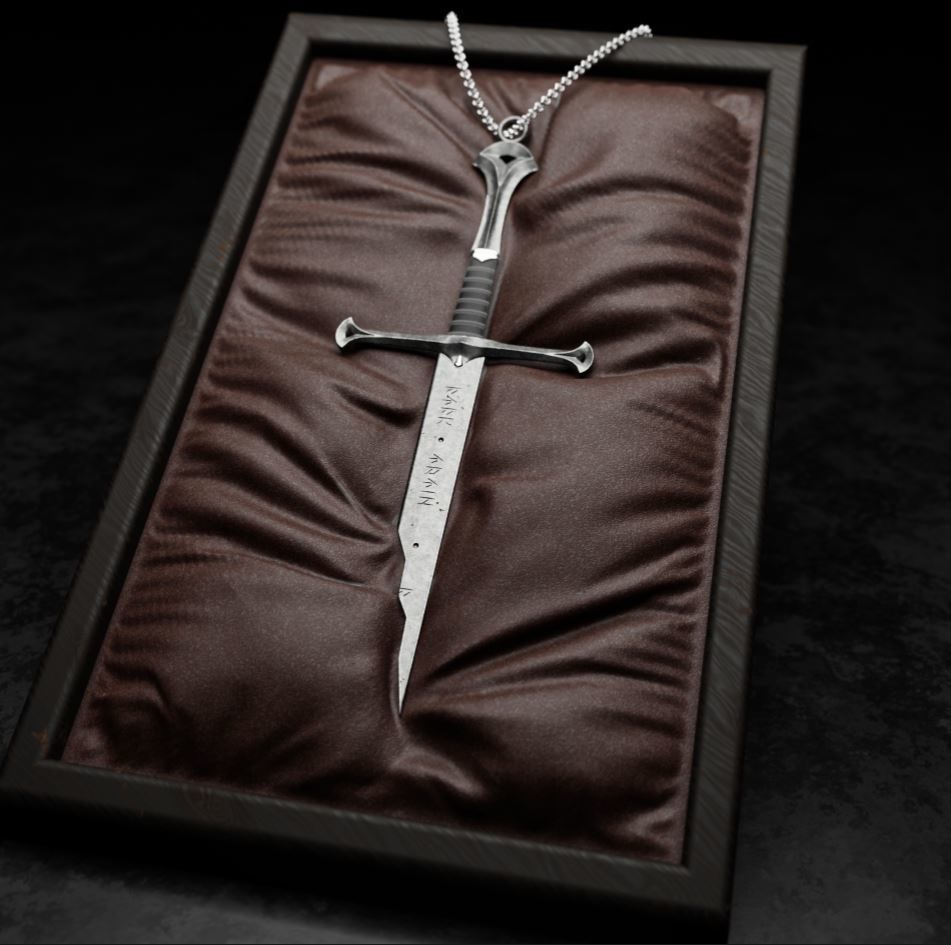 Anduril - Flame of the West - sword - Lord of the Rings free 3D model 3D printable | CGTrader