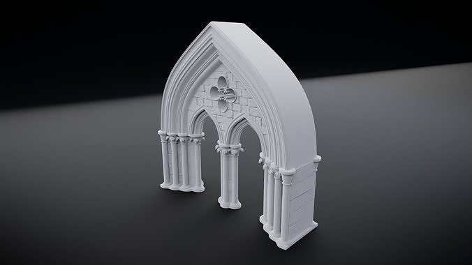 Gothic Arch 3D model 3D printable | CGTrader