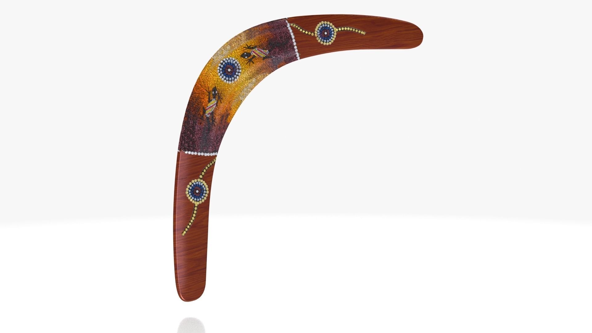 3D model Australian Boomerang 4 VR / AR / low-poly | CGTrader