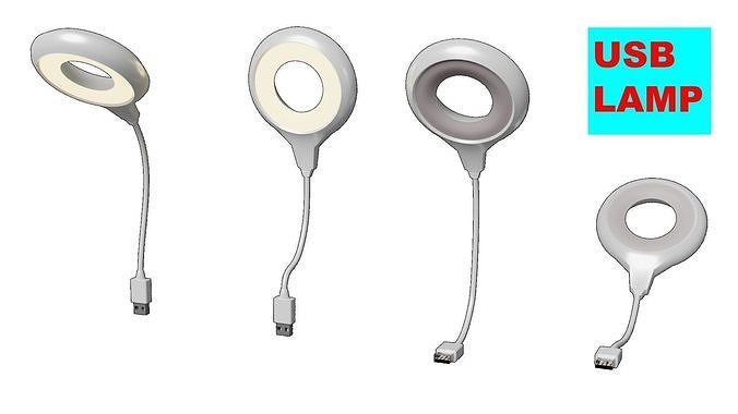 Lamp Usb 3D 3D model | CGTrader