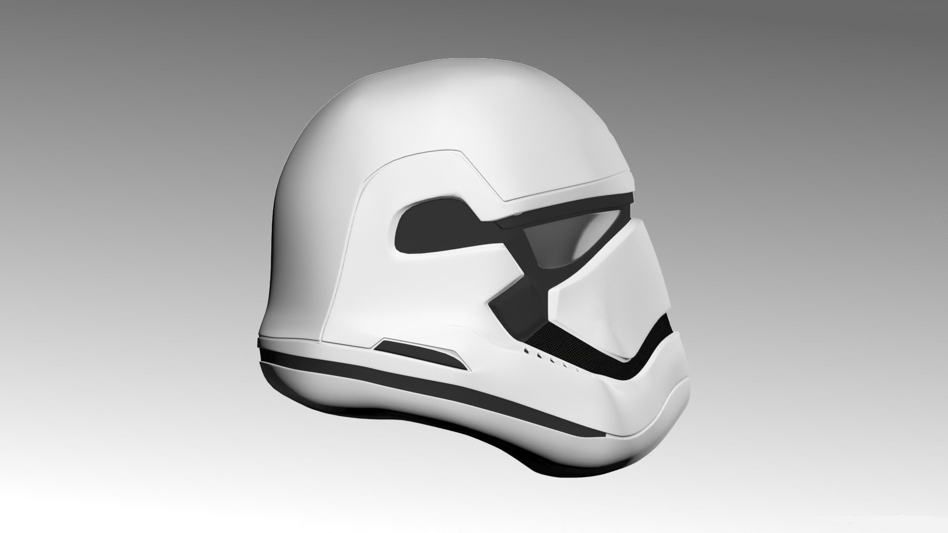 First Order Stormtrooper Helmet free VR / AR / low-poly 3D model | CGTrader
