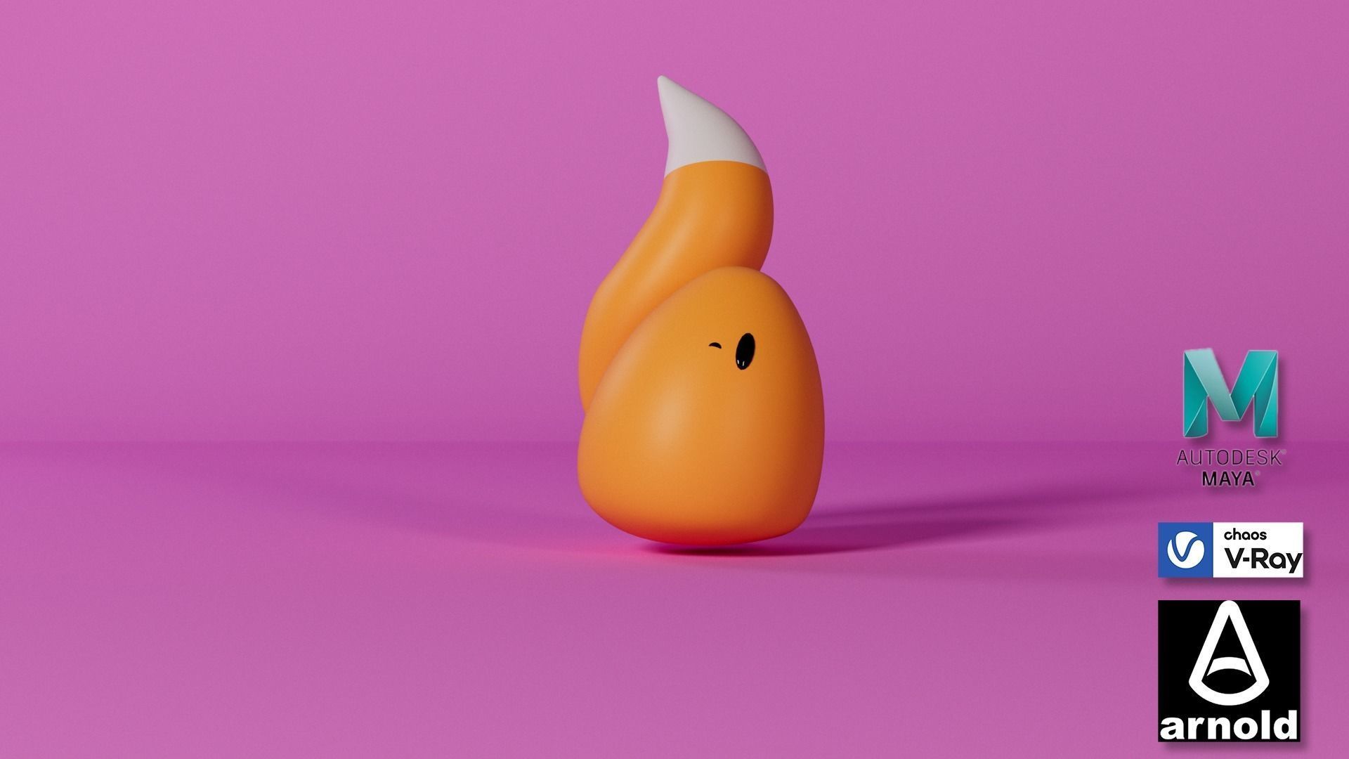 Cartoon simple character rigged free 3D model rigged | CGTrader