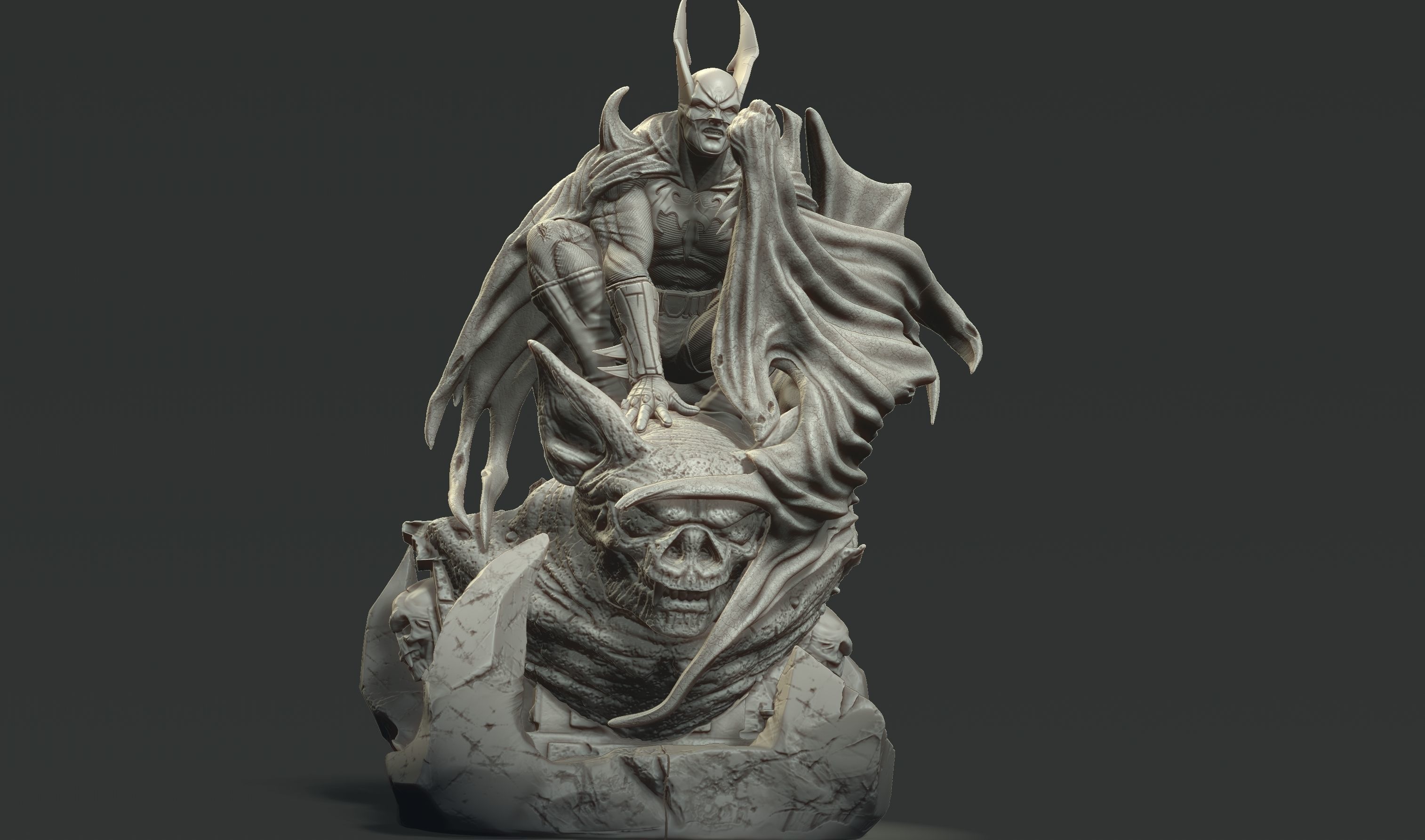 Batman Vs Goblin 3D model 3D printable | CGTrader