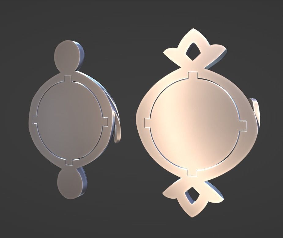 Fontaine Vision Set - Pneuma and Ousia - Genshin Impact 3D model 3D ...