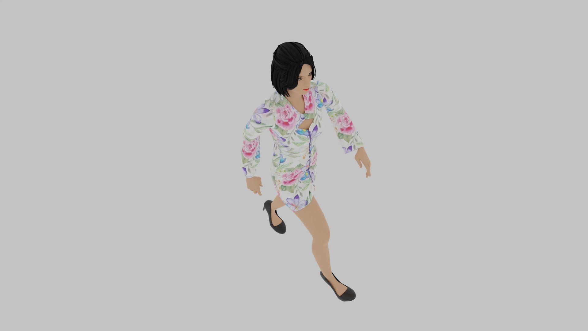 3D model Woman Walking Animation VR / AR / low-poly | CGTrader