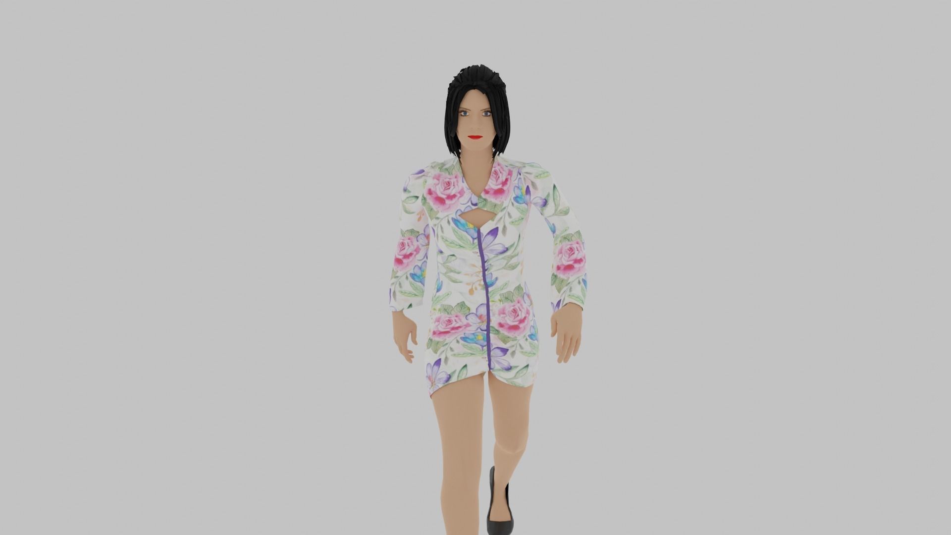 3D model Woman Walking Animation VR / AR / low-poly | CGTrader