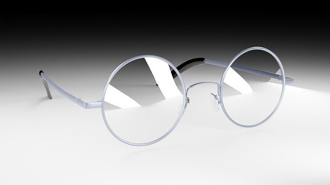 3D model Round glasses VR / AR / low-poly | CGTrader