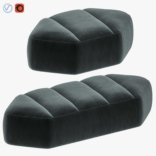 CLOUD Pouf - GALLOTI and RADICE 3D model | CGTrader