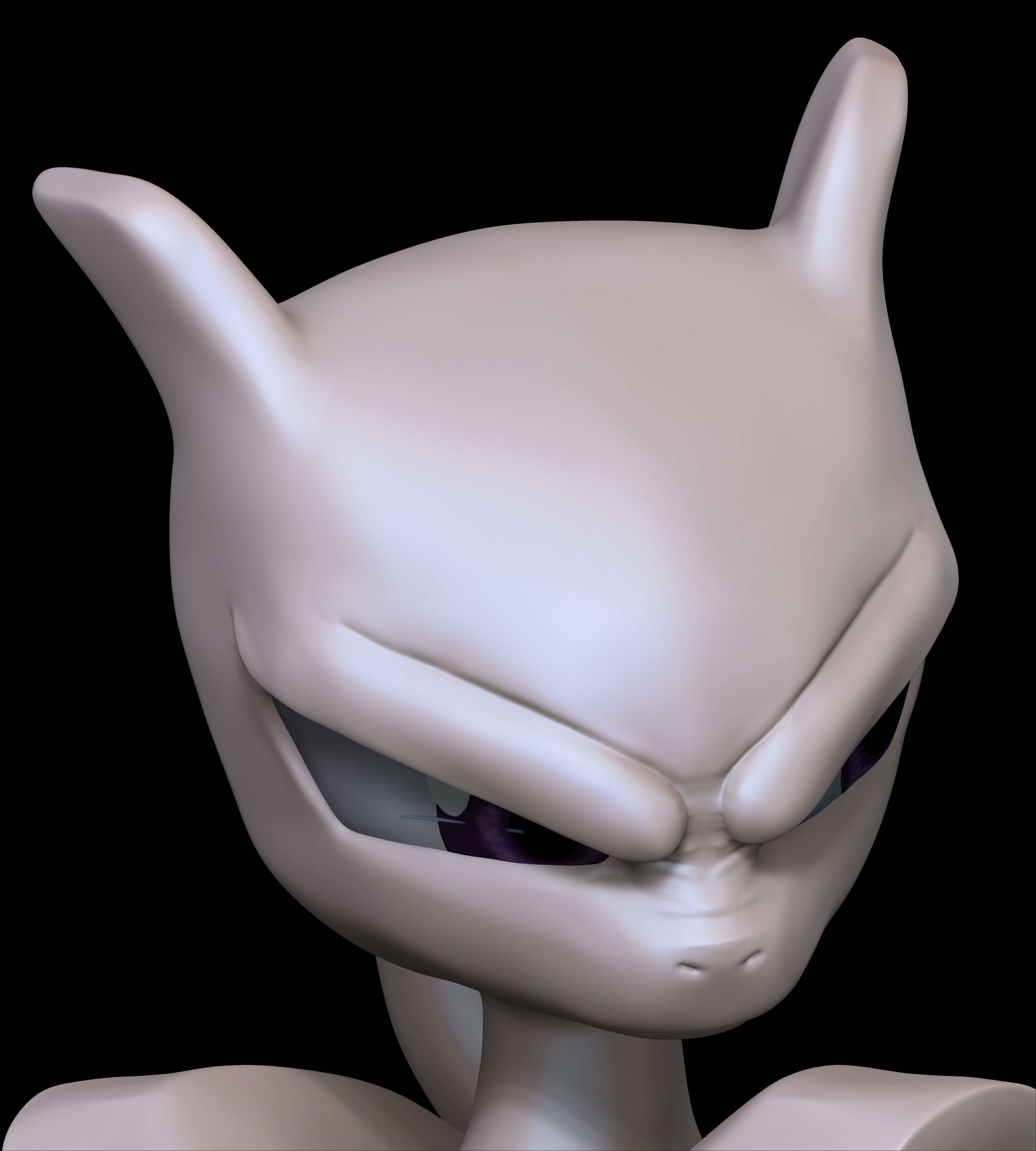 Mewtwo pokemon free 3D model 3D printable | CGTrader