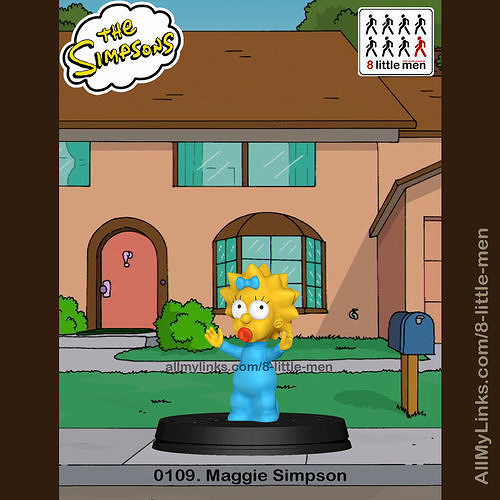 0109 Maggie Simpson 3D model 3D printable | CGTrader