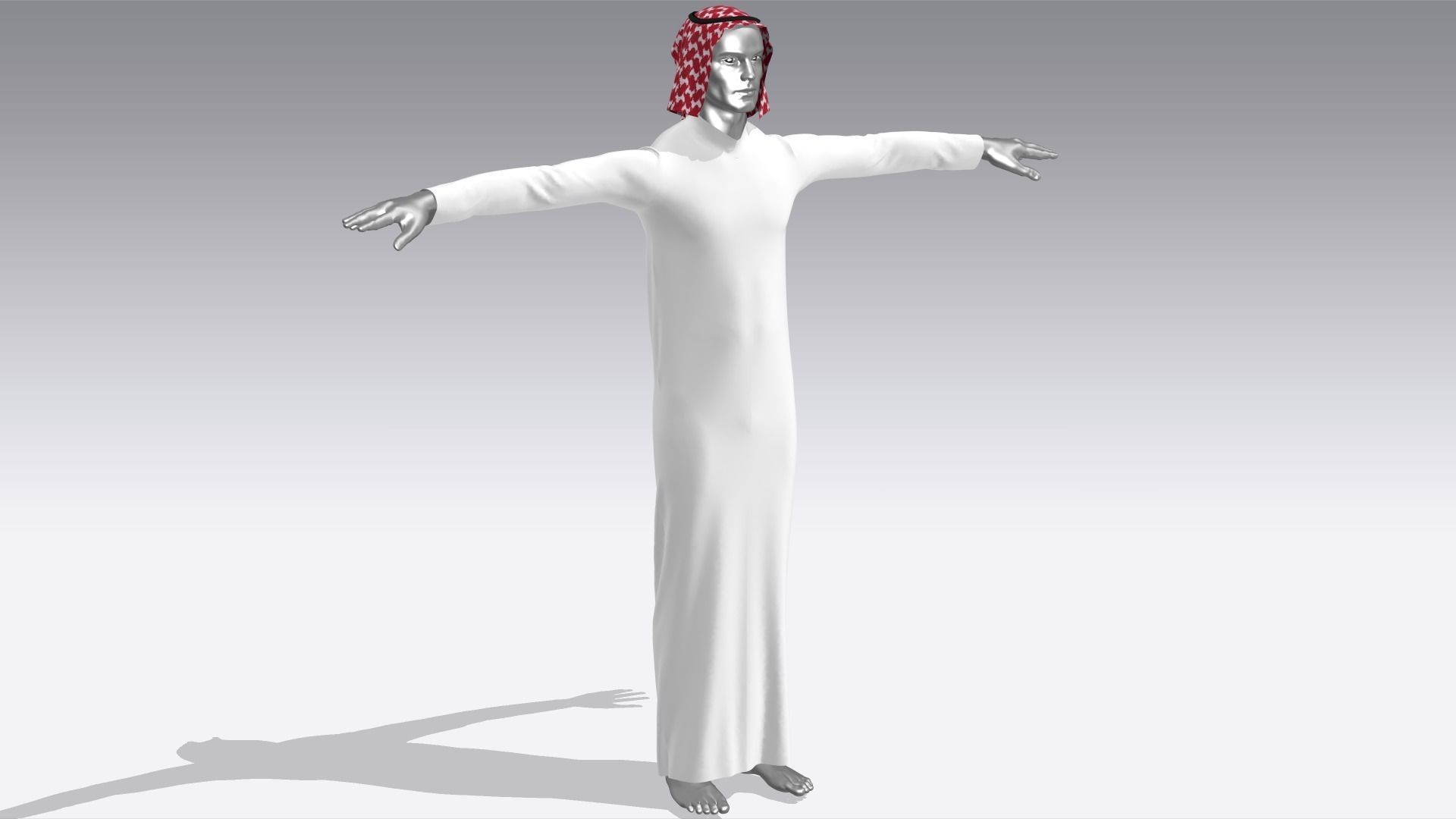 3D model Arab Man Clothes VR / AR / low-poly | CGTrader